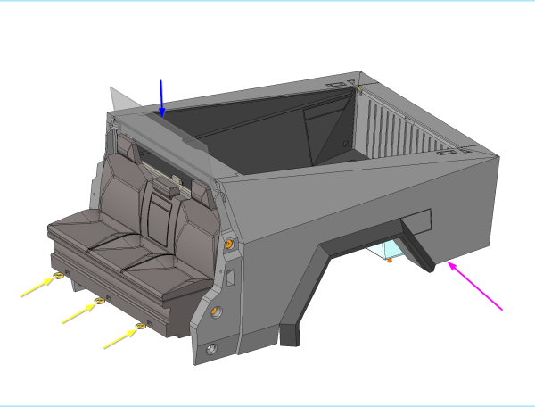 19. Assembly the Exoskeleton - TeslaRCs - Tesla Cybertruck RC cars