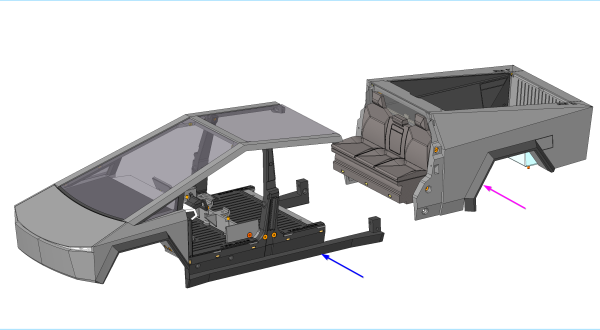 19. Assembly the Exoskeleton - TeslaRCs - Tesla Cybertruck RC cars