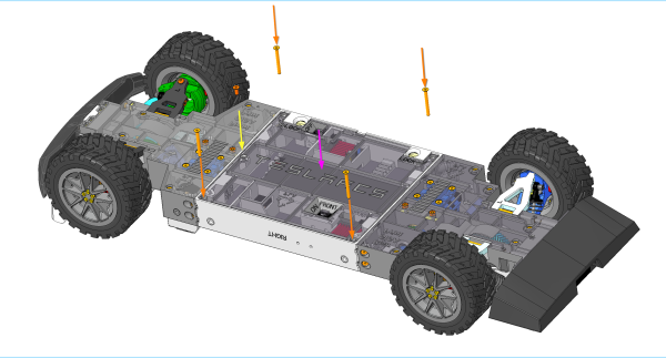 25. Assembly the Skateboard - TeslaRCs - Tesla Cybertruck RC cars